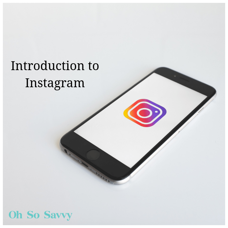Introduction to Instagram - Oh So Savvy